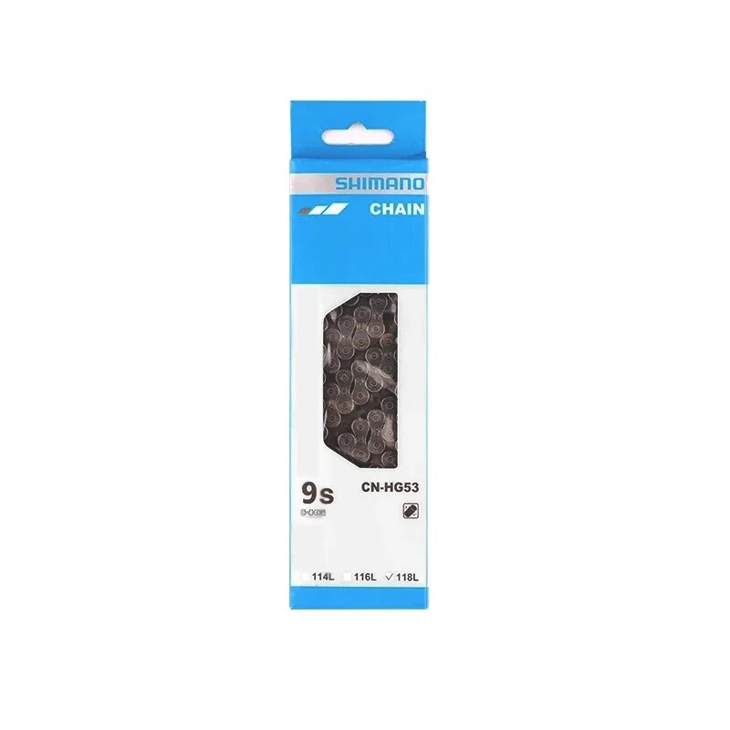 Цепь Shimano для горных и шоссейных велосипедов 9/10/11 скоростей Hg53