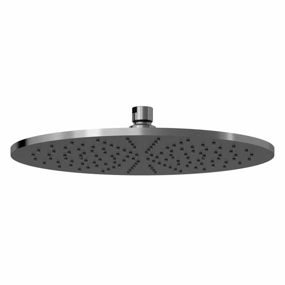 Верхний душ Kludi A-Qa 64330N2-00 300х300 мм, оружейная сталь брашированная, на кронштейн