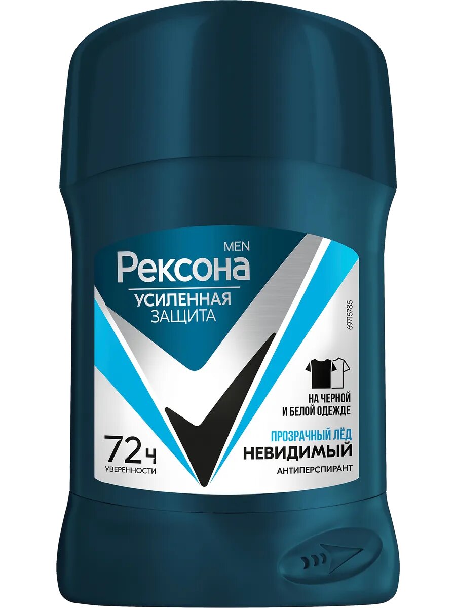 Антиперспирант-стик мужской рексона Men Невидимый Прозрачный