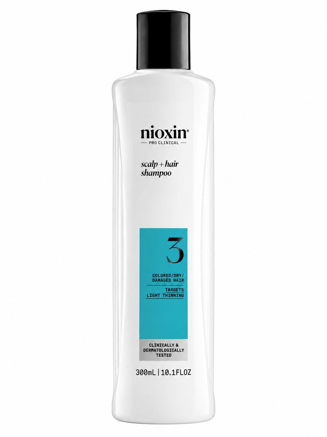 Nioxin - System 3 Scalp + Hair Shampoo, Шампунь для окрашенных, сухих и редеющих волос, 300 мл