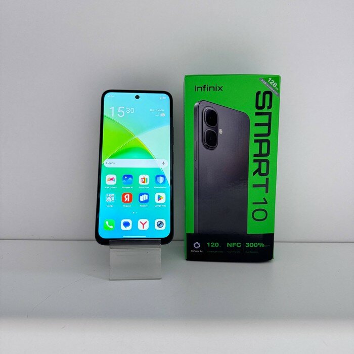 Смартфон Infinix smart 10 4/128 Черный