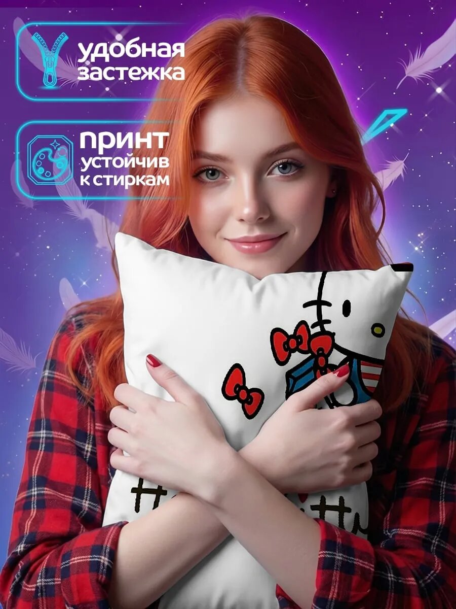 Подушка дакимакура Hello Kitty — фото 1