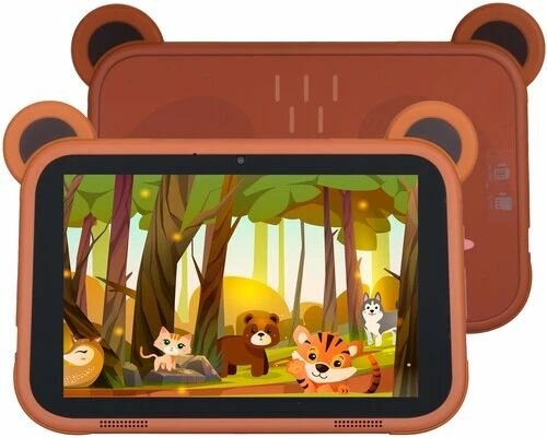 8" Планшет Kenshi Kids H44 LTE (Kids H44 LTE) 64 ГБ коричневый - 1280x800, IPS, 8x1,6 ГГц, 4 ГБ, 5000 мА*ч, Android