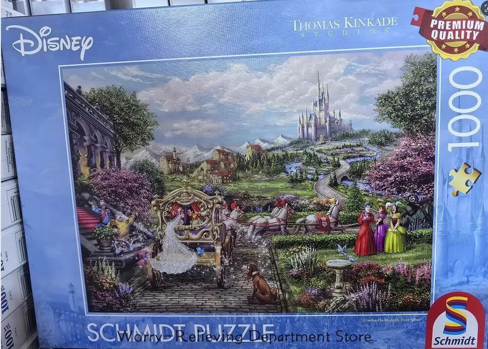 Disney Пазл 1000 деталей импортирован из Германии развивающие игрушки мультфильм