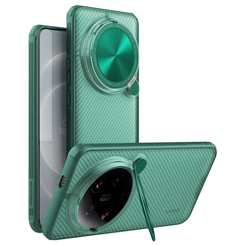 Чехол Nillkin CamShield Prop для Xiaomi 14 Ultra с защитой объектива, противоударный, с воздушной подушкой, защитный чехол для телефона.