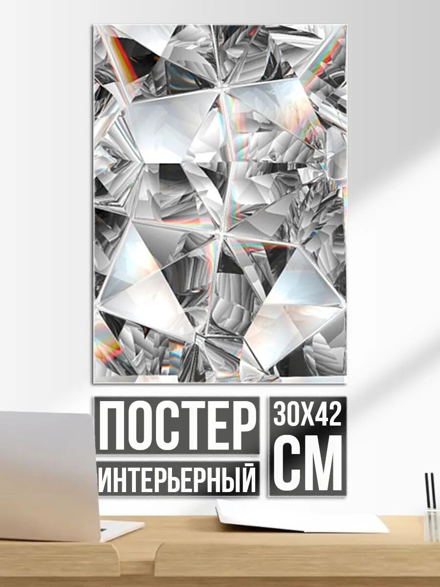 Постер на стену Зеркальный калейдоскоп