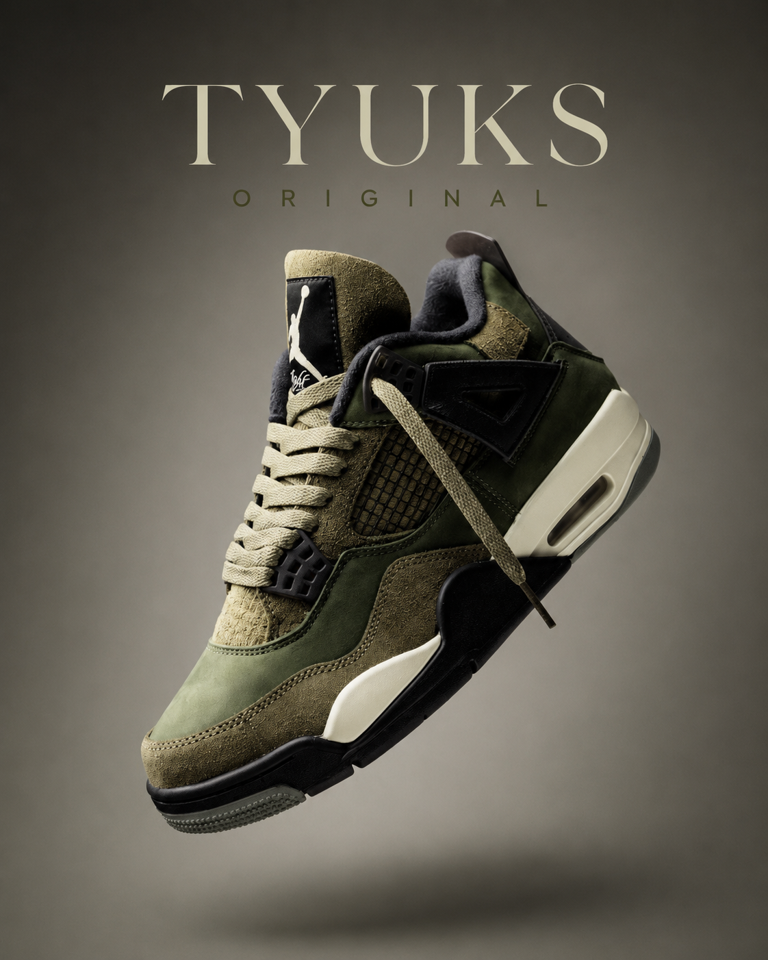 Кроссовки Air Jordan 4 Retro SE Craft "Medium Olive"