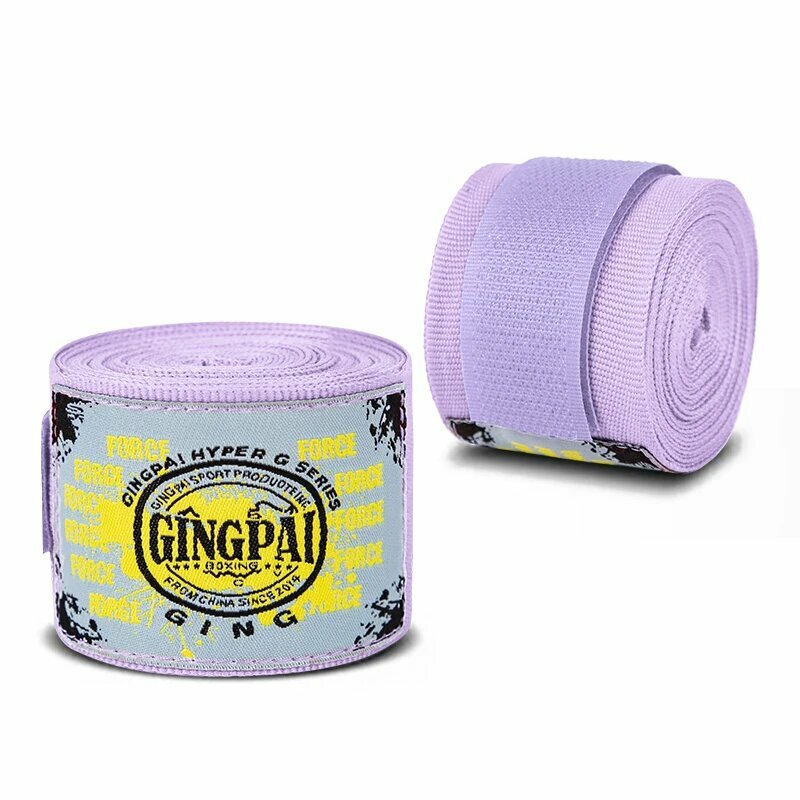 Gingpai Хлопковые Боксерские Бинты 1.5/3/5М 500cm, QC2.0 Purple