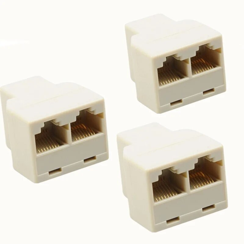 Разветвитель RJ45 Erilles 1 на 2 3pcs