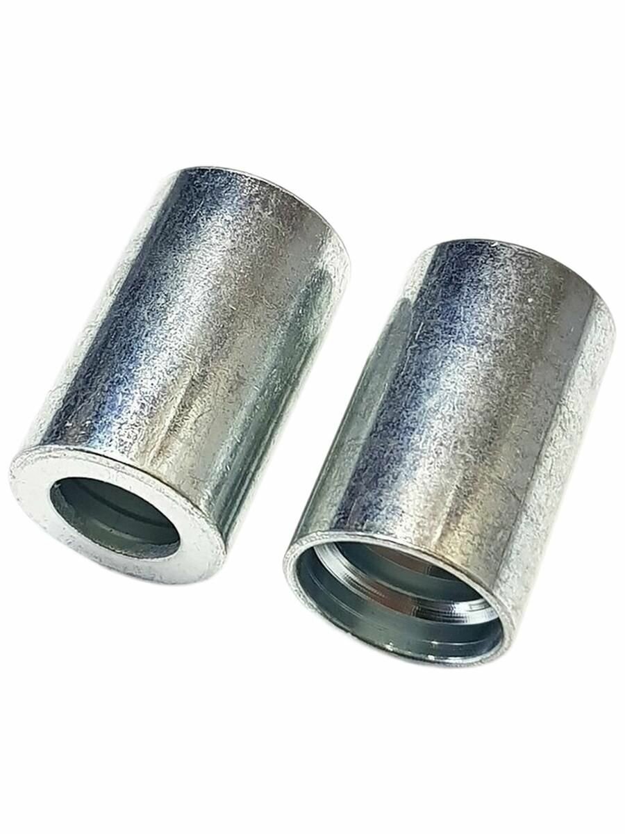 Муфта обжимная (1SN) для РВД под шланг 12мм (1/2"), сталь (2 штуки)