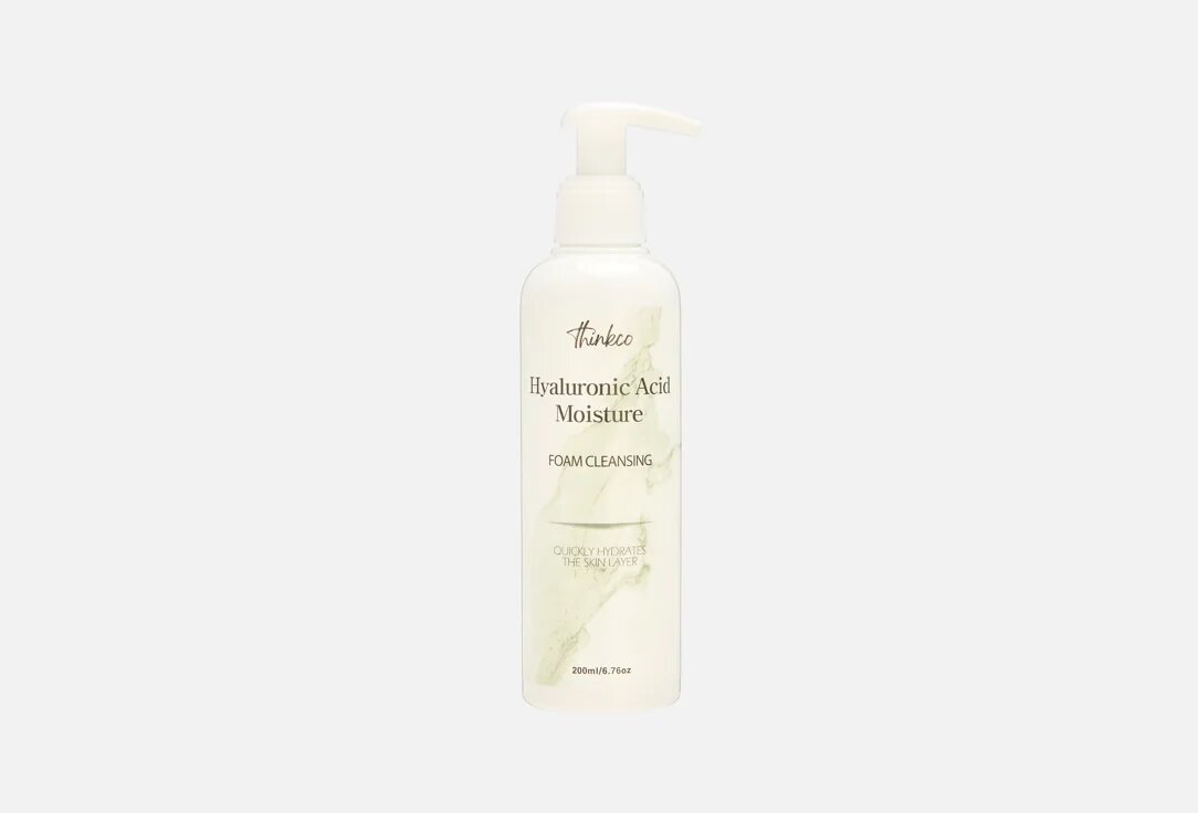 Thinkco Hyaluronic acid Moisture Пенка для умывания лица 200мл