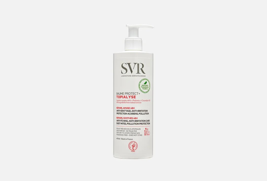 SVR BAUME PROTECT+ Защитный и успокаивающий бальзам для лица и тела 400мл