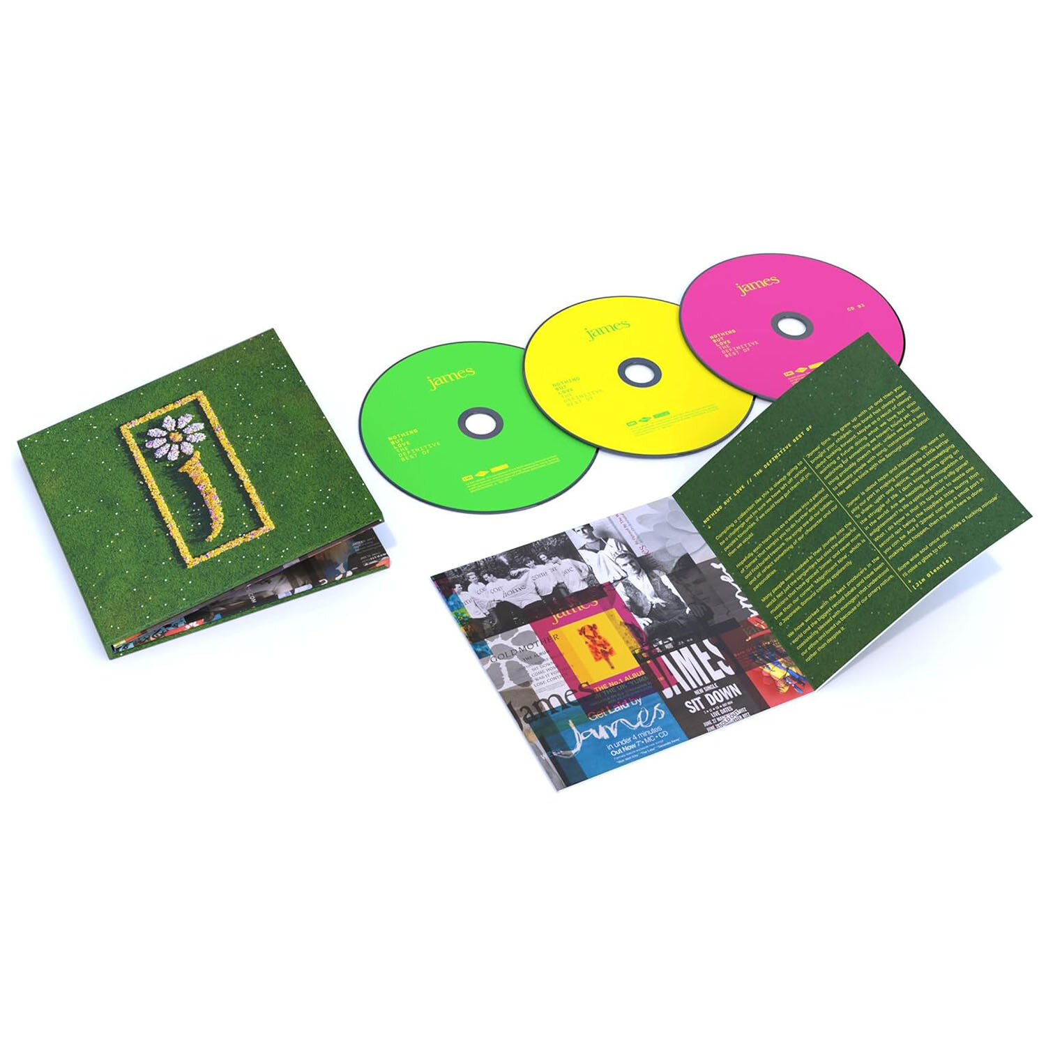 Музыка CD James - Nothing But Love // The Definitive Best Of /> 3 x CD, Compilation