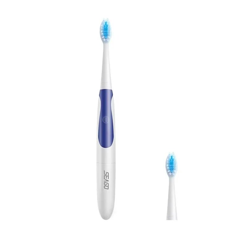 Электронная зубная щетка Seago SG920 2 насадки dark blue