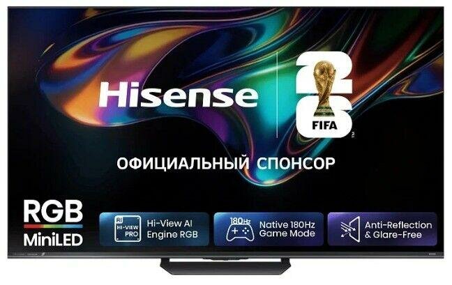 Телевизор Hisense 55" RGB MiniLED 4K UHD 55UR8S