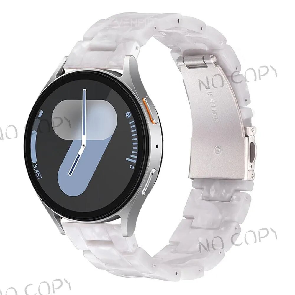 Ремешок для смарт-часов для Samsung Galaxy Watch из керамики белого цвета