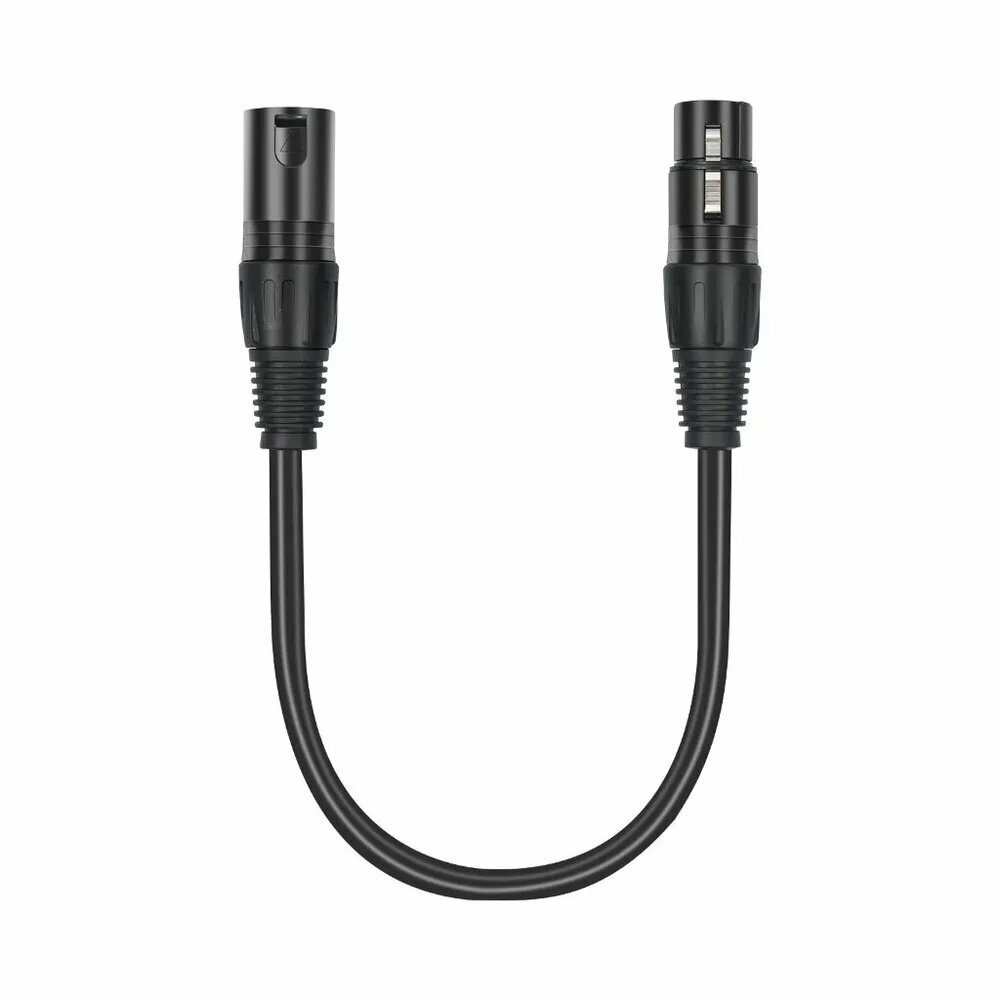 (1 кусок) 3PIN XLR Мужчина до 5PIN Женский адаптерный кабель