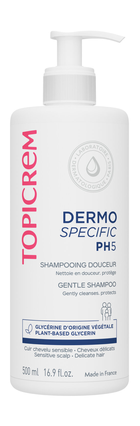 TOPICREM Dermo Specific Шампунь для волос мягкий PH5, 500 мл