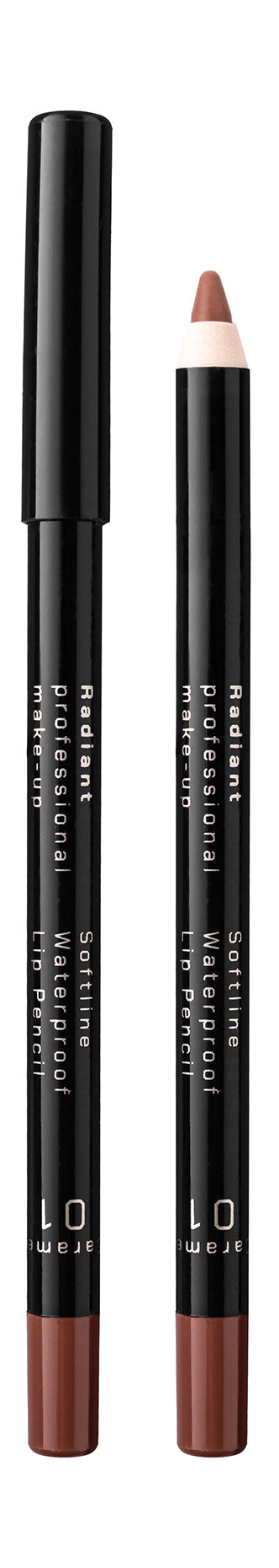 RADIANT PROFESSIONAL MAKE-UP Карандаш для губ Softline Waterproof Lip Pencil водостойкий, 1,2 г, 01 Карамель