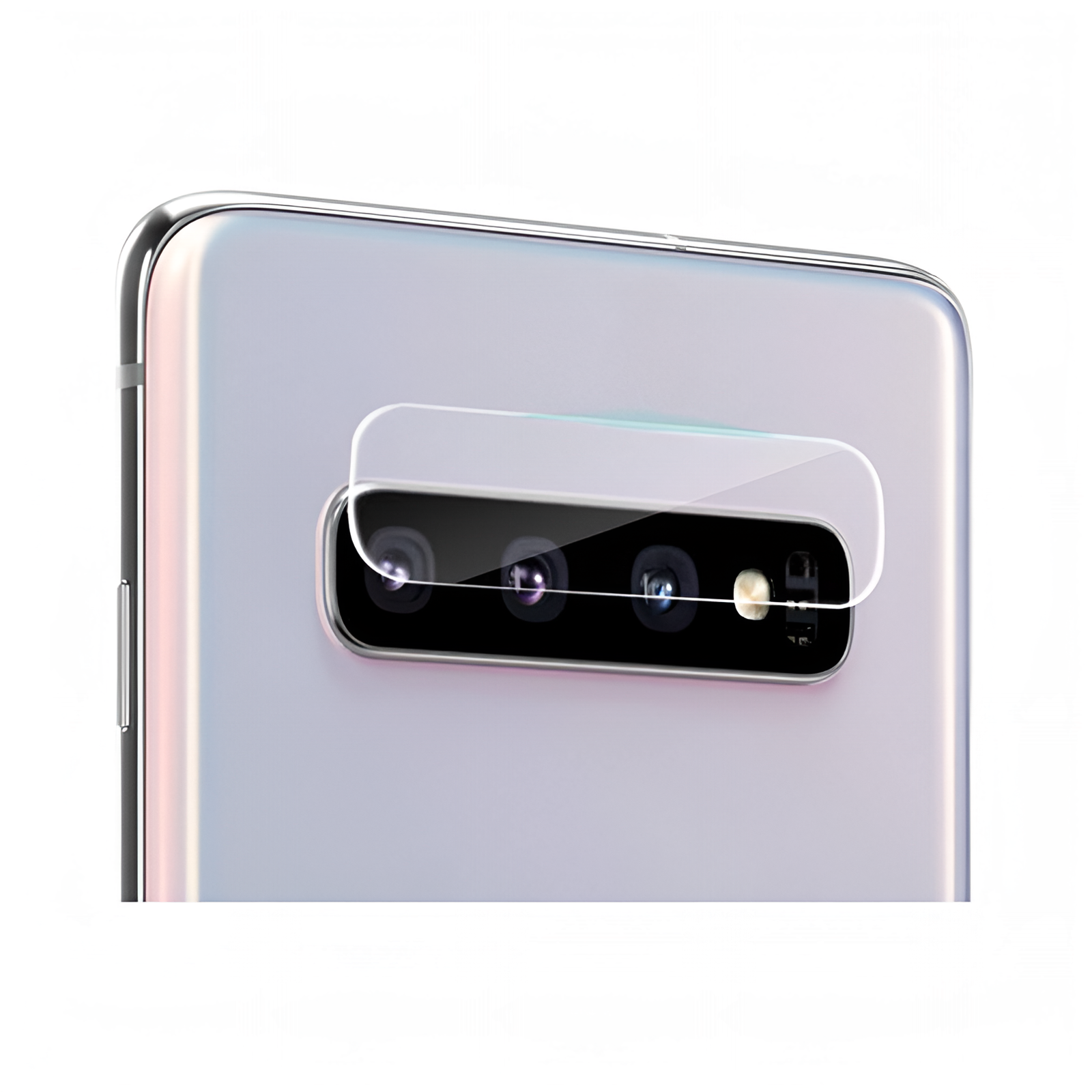Защитное стекло для камеры Samsung Galaxy S10 ( С10), прозрачное