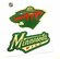 Наклейка с символикой NHL ХК Minnesota Wild, размер 10х15 см, цвет белый
