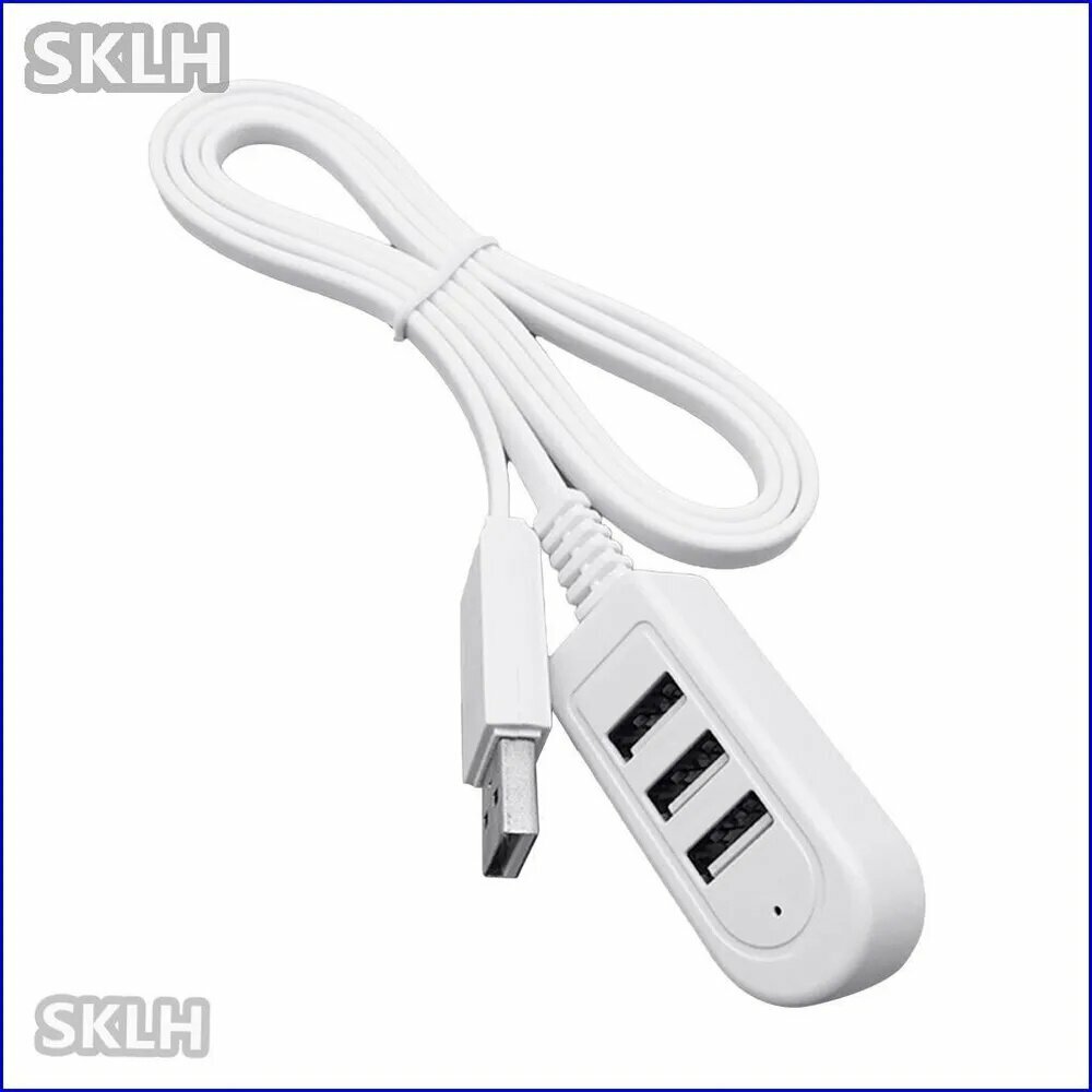 Удлинитель USB-кабеля Зарядное устройство Линейный разветвитель-концентратор 3 Зарядка