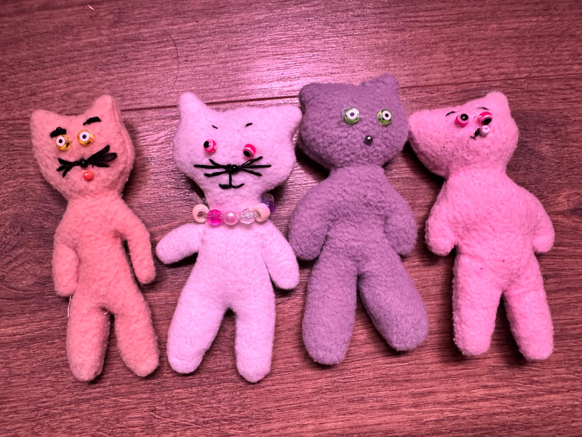 Игрушка котик мягкая 4 штуки Интерьер/Подарок/Для кошки-собаки
