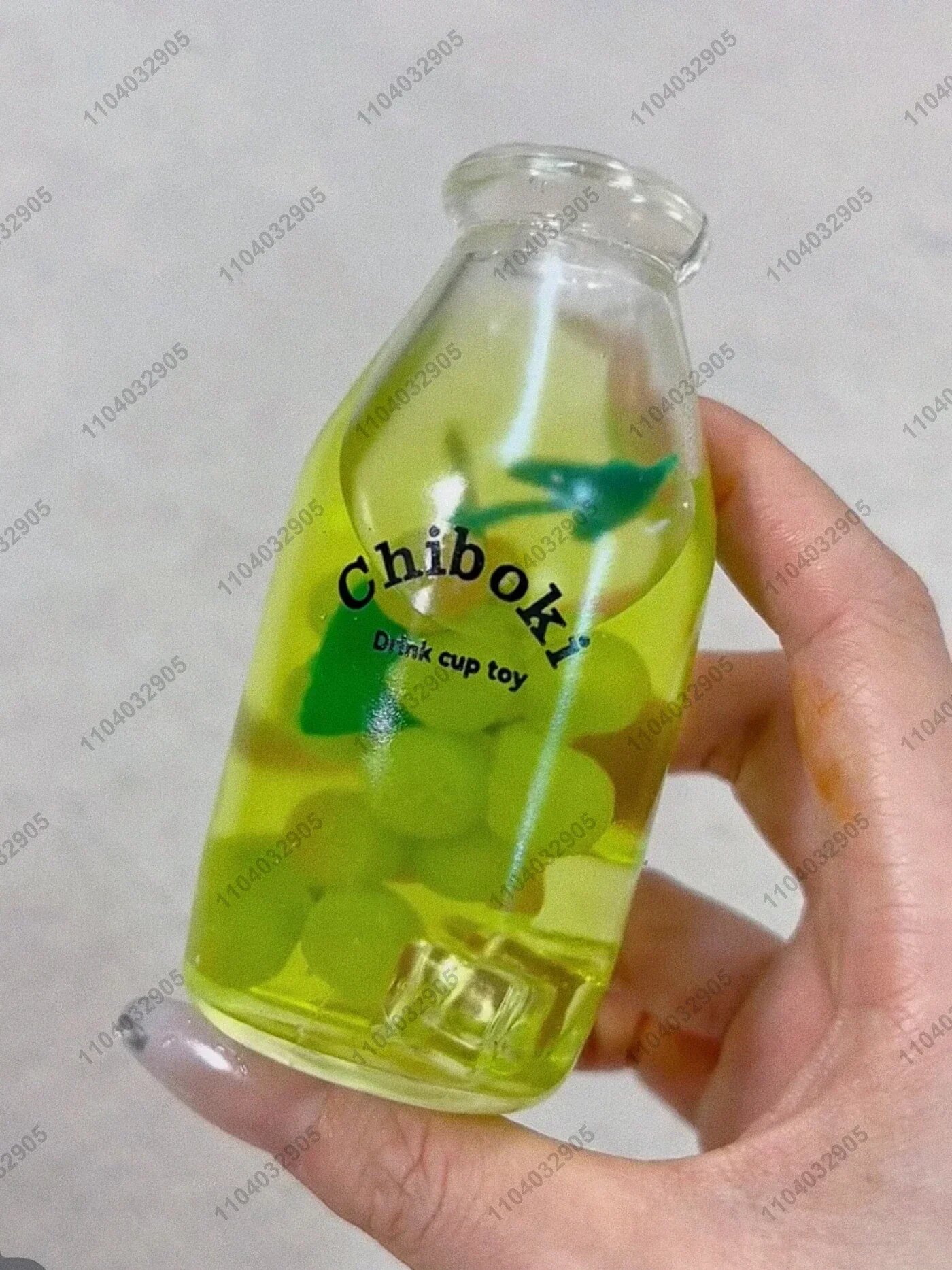 Boba бутылка-антистресс Green grape tea