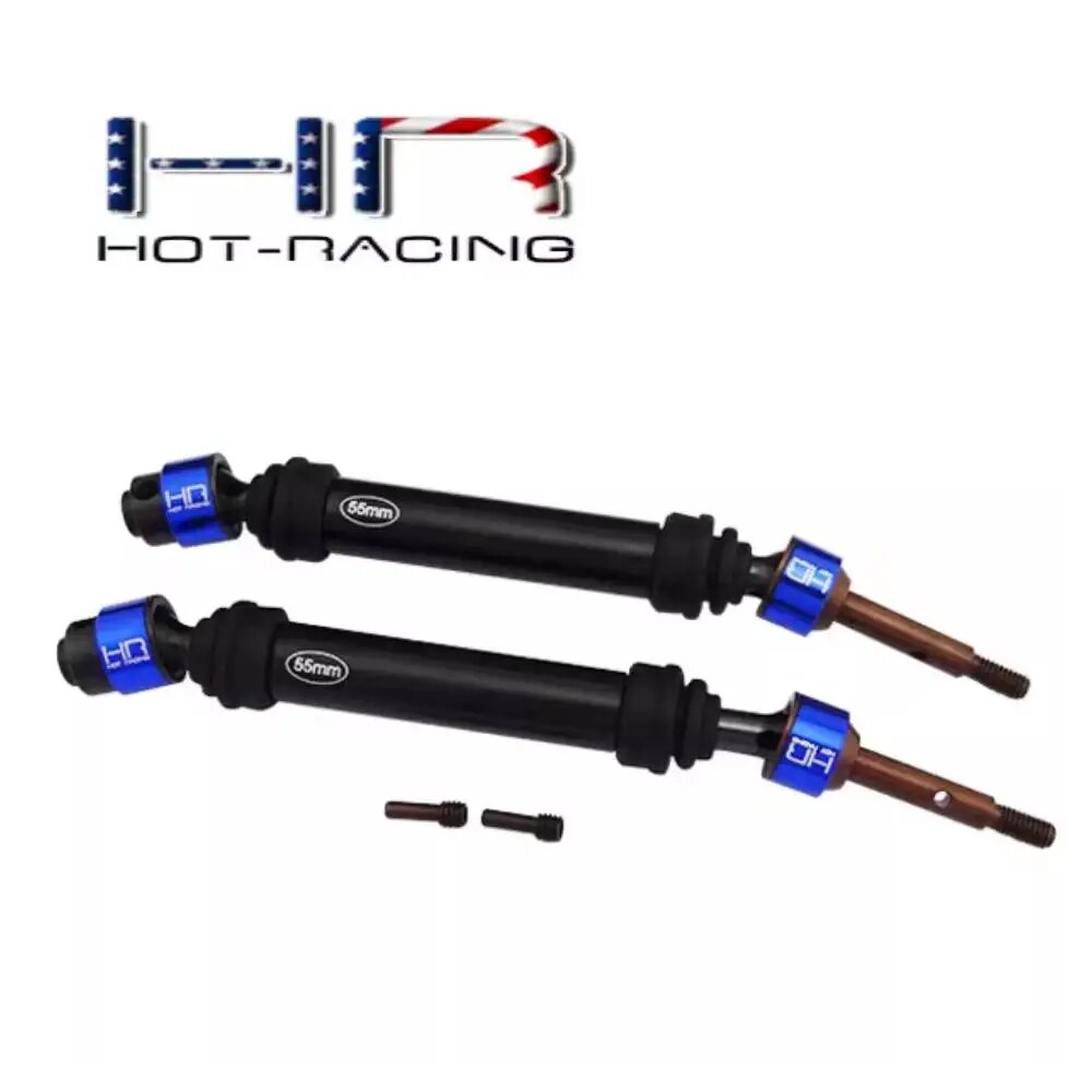 Стальной задний приводной вал Hot Racing для TRAXXAS Slash Rustler Stampede 2WD