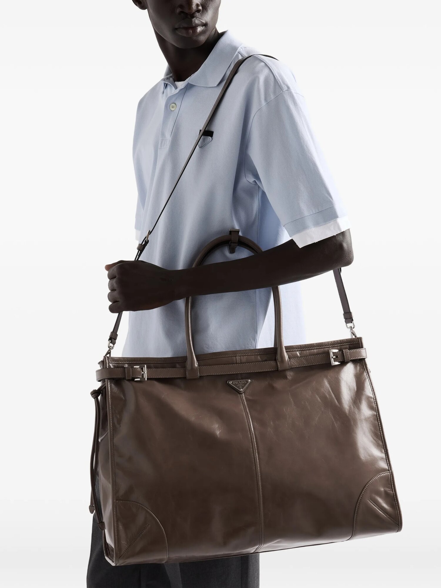 Сумка Prada Bonnie, brown — фото 1