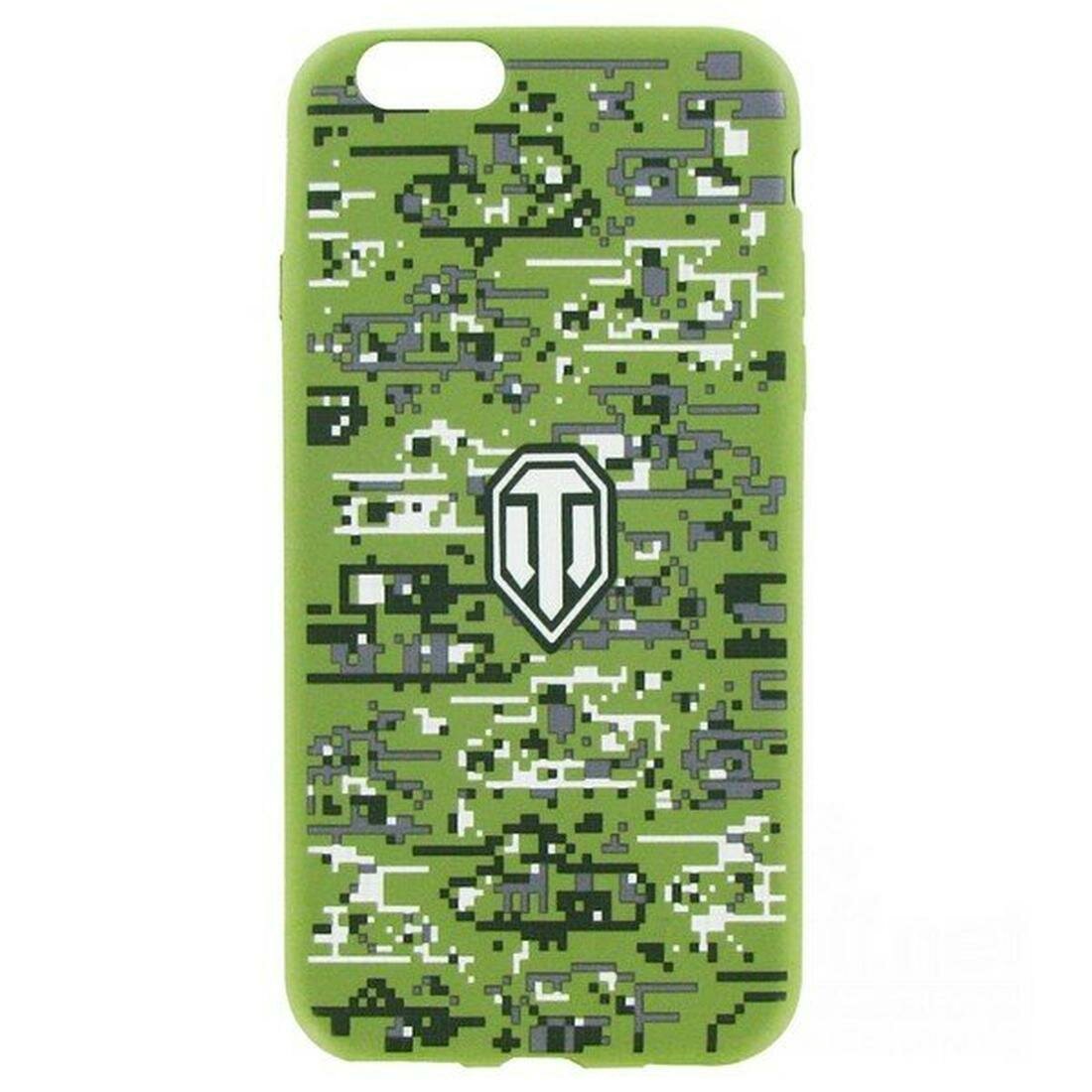 Накладка на Iphone 6/6S PIXEL MILITARY DESERT, с рисунком, силикон
