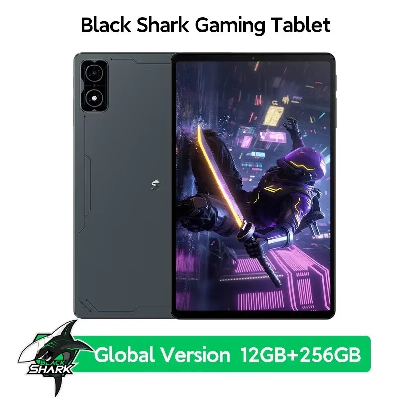 Игровой планшет Black Shark Snapdragon 8S Gen 3 8.8 дюйма 12 ГБ+256 ГБ Черный, 12GB 256GB Black