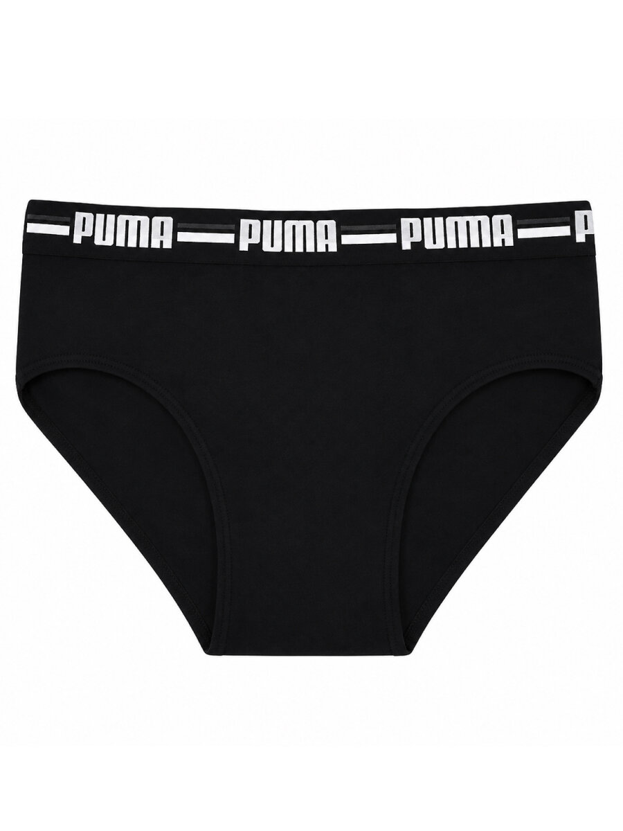 Трусы PUMA BASIC BRIEF BRAND ELAST, размер S, черный — фото 1