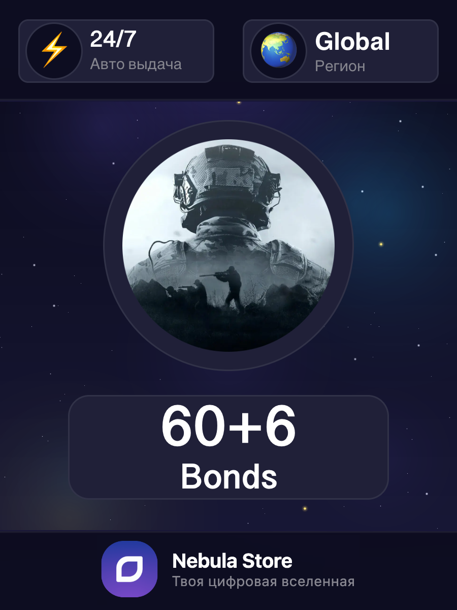 Пополнение Arena Breakout 60+6 Облигаций по UID | Bonds | Весь мир - автовыдача 24/7