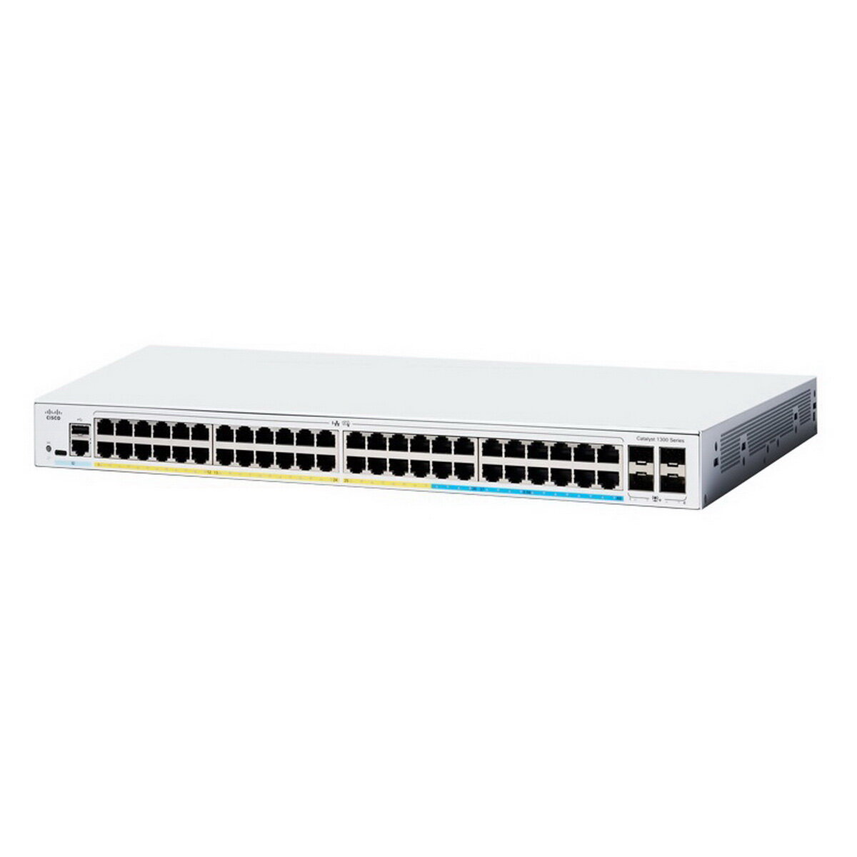 Коммутатор CISCO C1300-48P-4X, L2, 176 Гбит/с, управляемый (C1300-48P-4X)