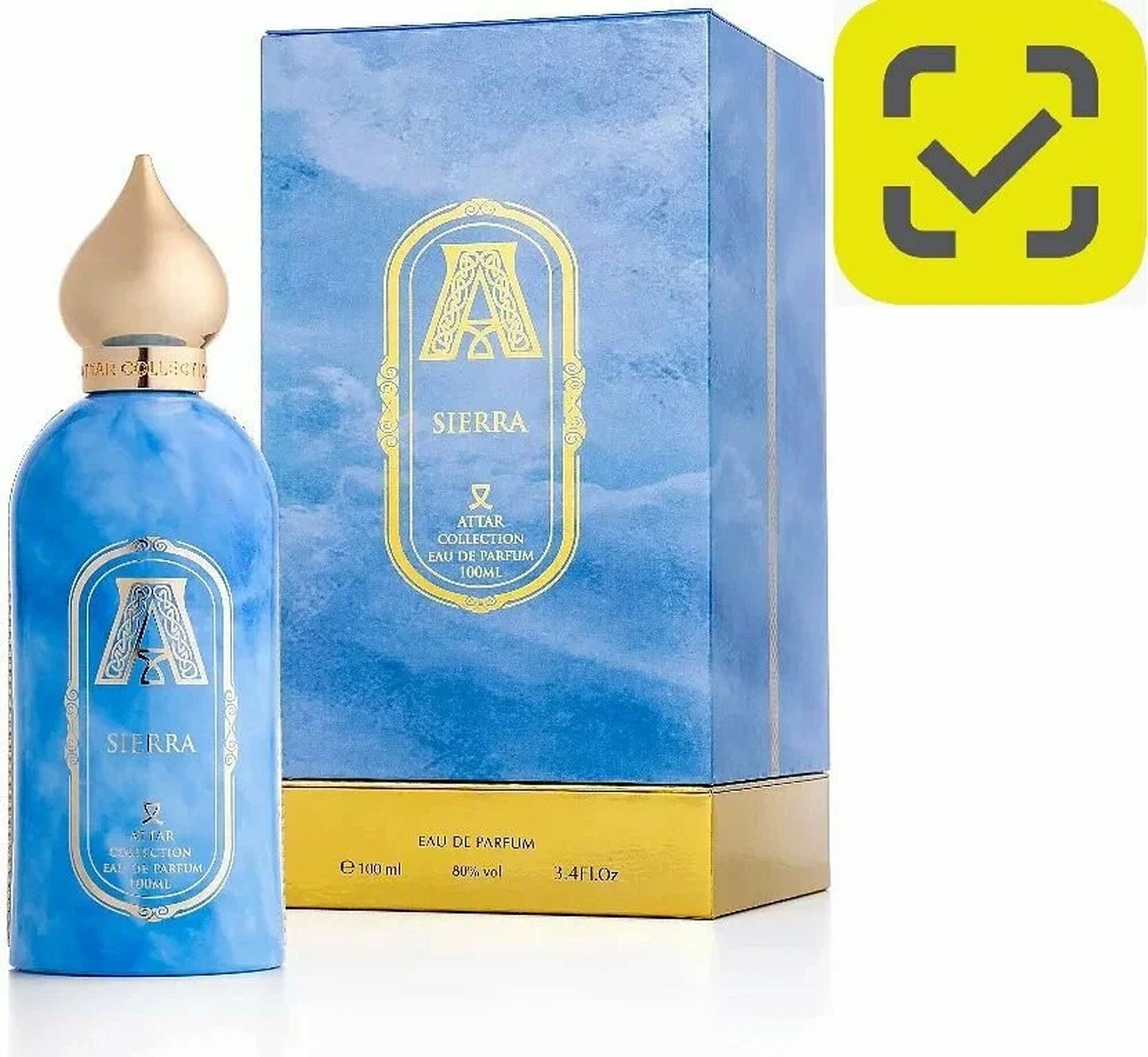 Парфюмерная Вода Attar Collection Sierra/Парфюм Унисекс Аттар Коллекшн Сиерра 100мл (ОАЭ)