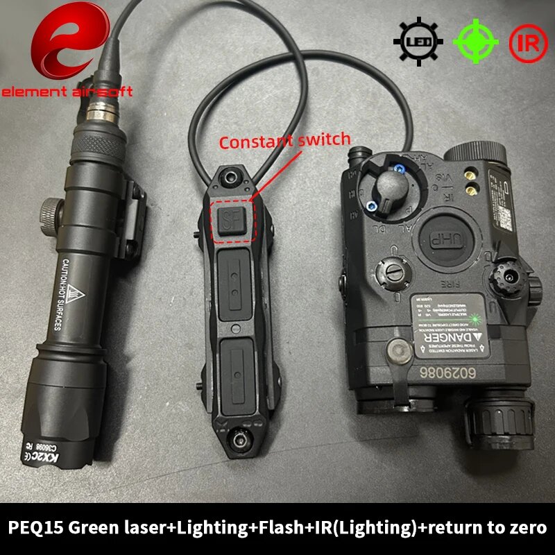 Тактический фонарь Element PEQ15 с лазером M600C PEQ-M600C-Longbright2