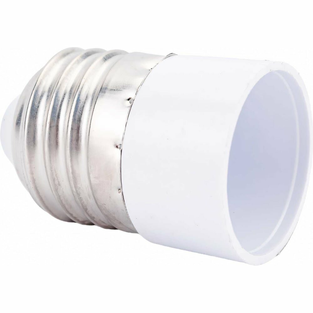 Переходник General Lighting Systems GLH-E27/E14-W белый 474018 — фото 1