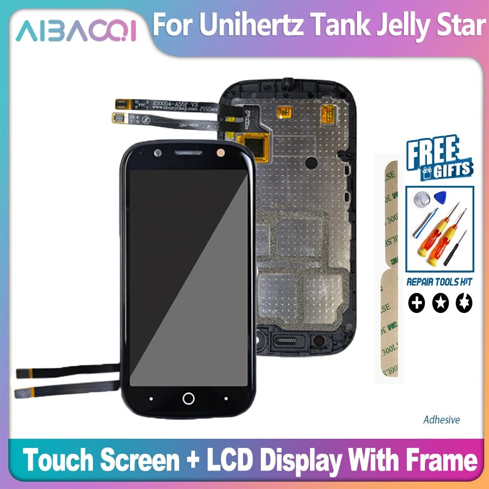 ЖК-дисплей с тачскрином для Unihertz Tank Jelly Star