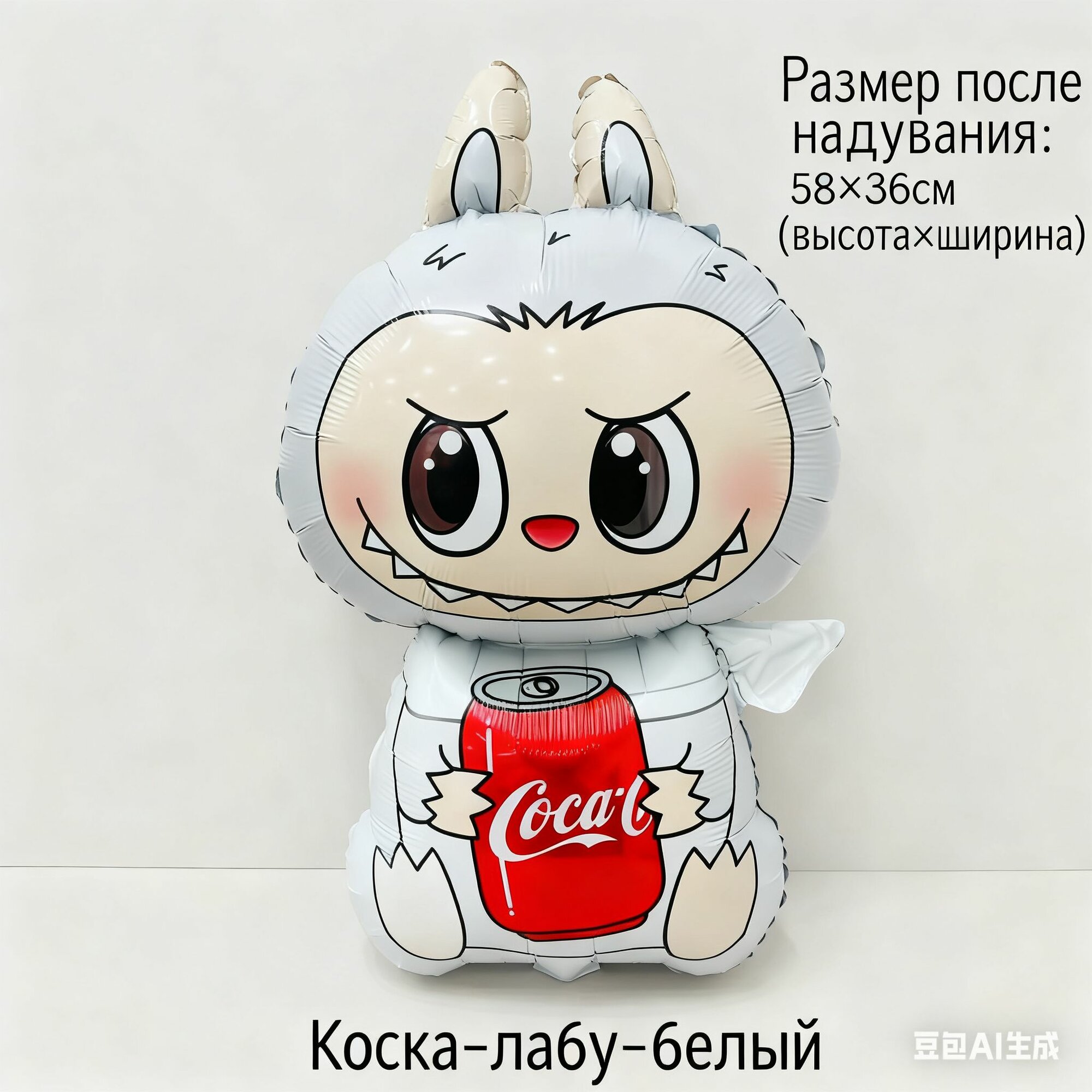 Шар Лабуб (Labubu) 1 шт. для наполнения гелием