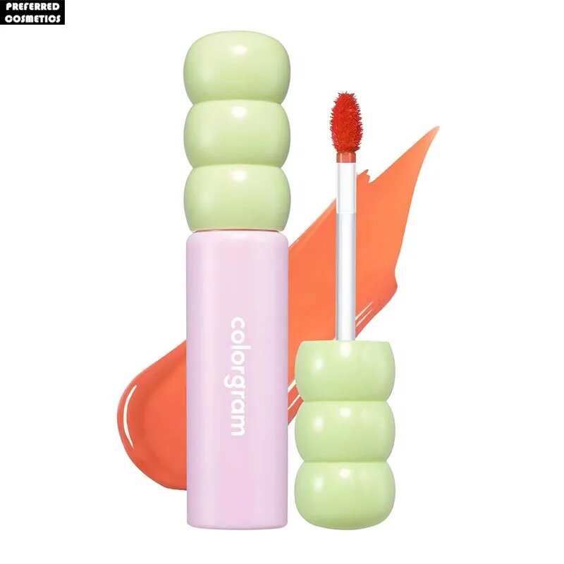 COLORGRAM pearl Gloss/глянцевый прозрачный блеск для губ Dew с тонким розовым блеском /искрящимся эффектом.