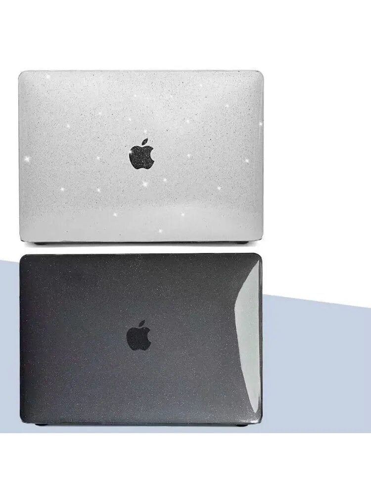 Чехол накладка для MacBook Air 15 M2 M3 M4 M5 2023-2026 год прозрачный Блестящий