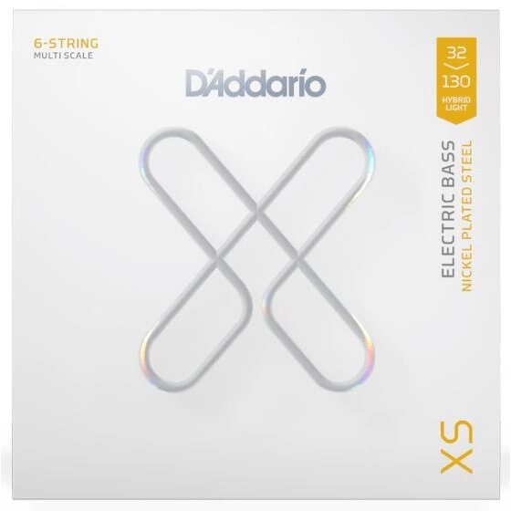 Комплект струн для 6-струнной бас-гитары 32-130 DAddario XSB32130MS