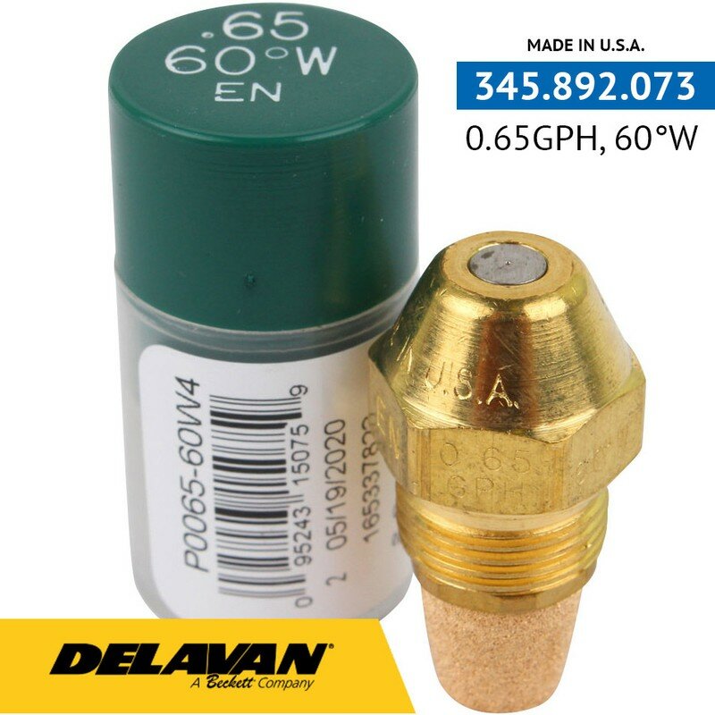 Топливная форсунка Delavan 0.65GPH, 60W (4) P0065-60W4