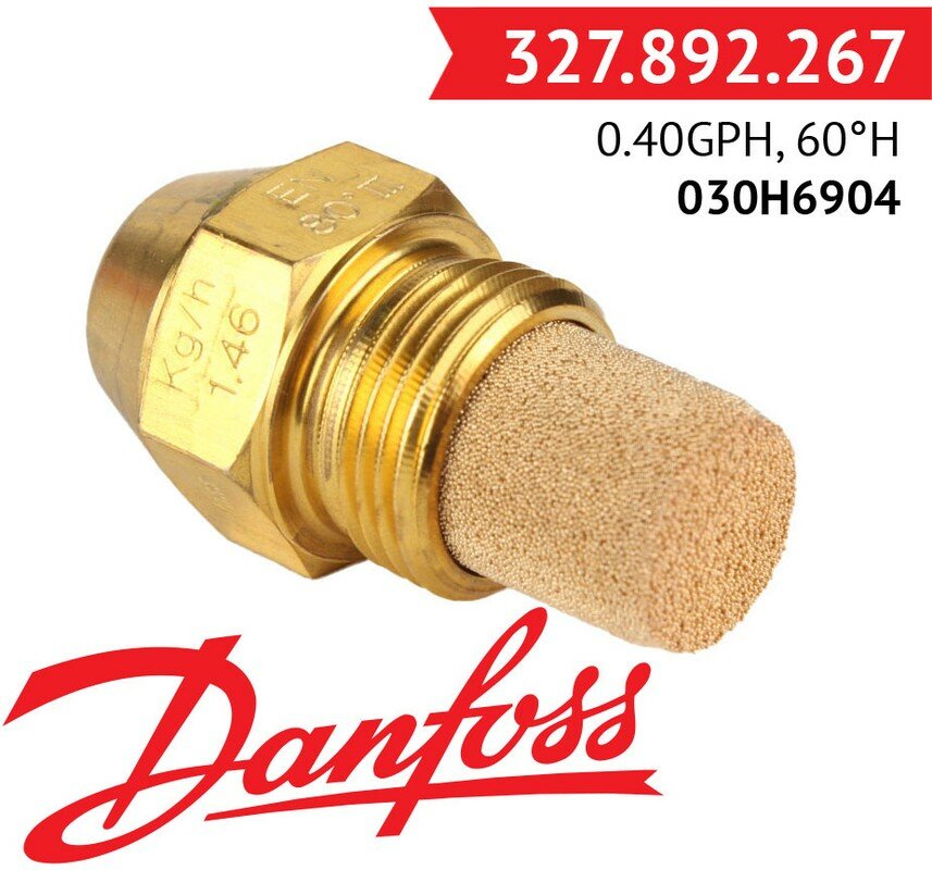 Топливная форсунка Danfoss 0.40GPH,60H 030H6904