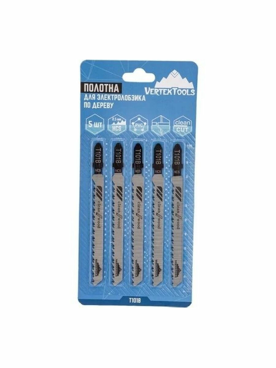 Полотно по дереву T101B для электролобзика vertextools T101B
