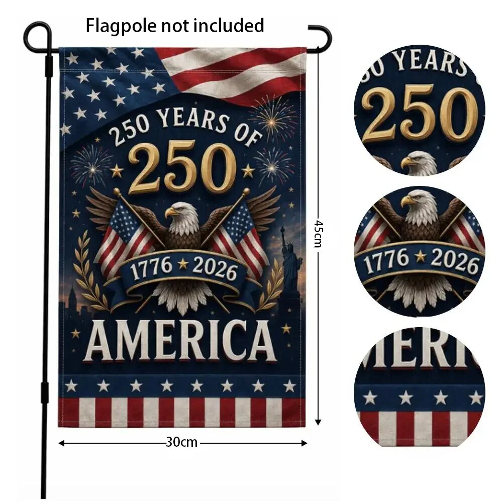 Патриотический садовый флаг OURFETE к 250-летию США