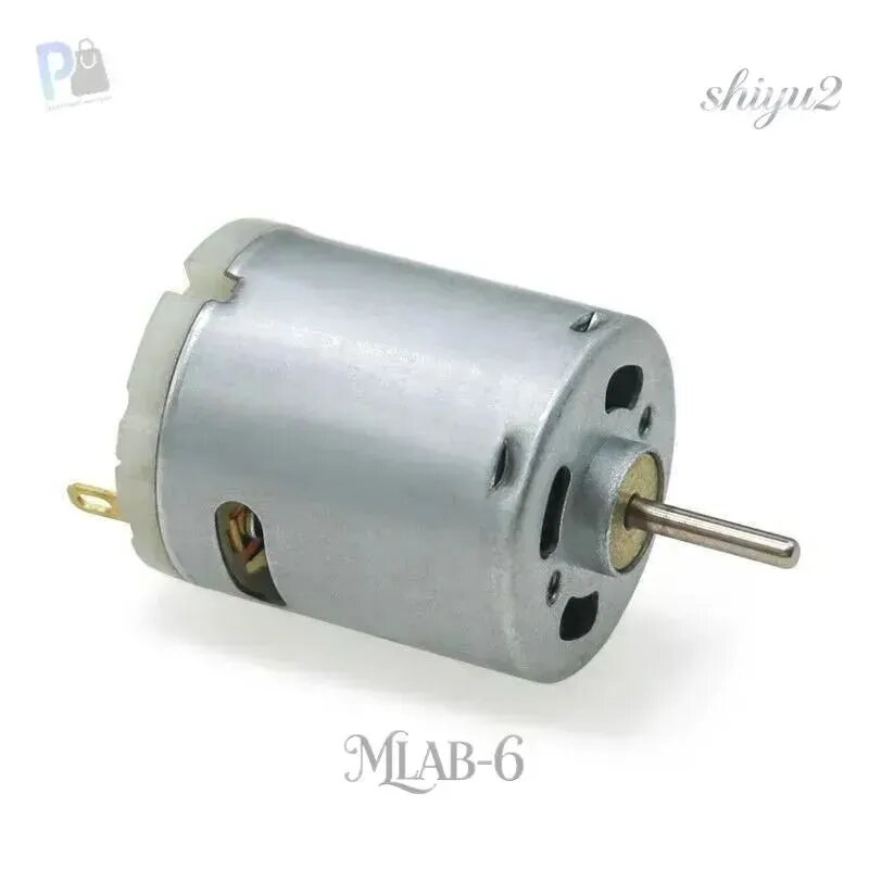 RS-385SA микро круглый двигатель DC 12-36V 8000-20000rpm высокоскоростная угольная щетка электродвигатель DIY тепловая пушка фен игрушка