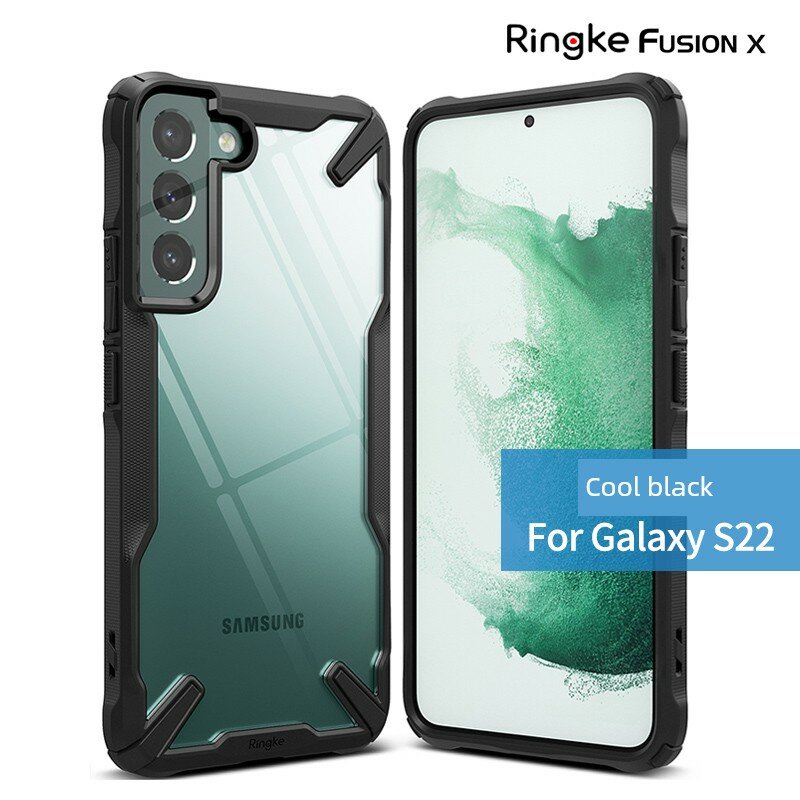 Ringke S22 Защитный чехол для телефона с крутой черной отделкой, премиум качество