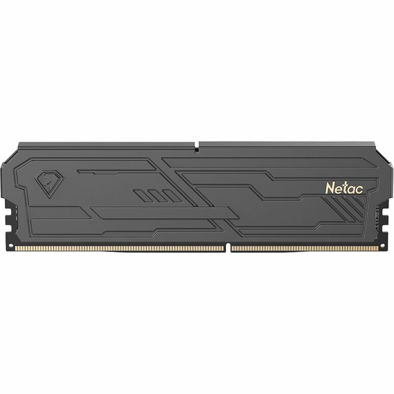 Оперативная память Netac DDR4 Shadow III Black 8Gb, 2666Mhz, NTSHD4P26SP-08K CL19, с радиатором